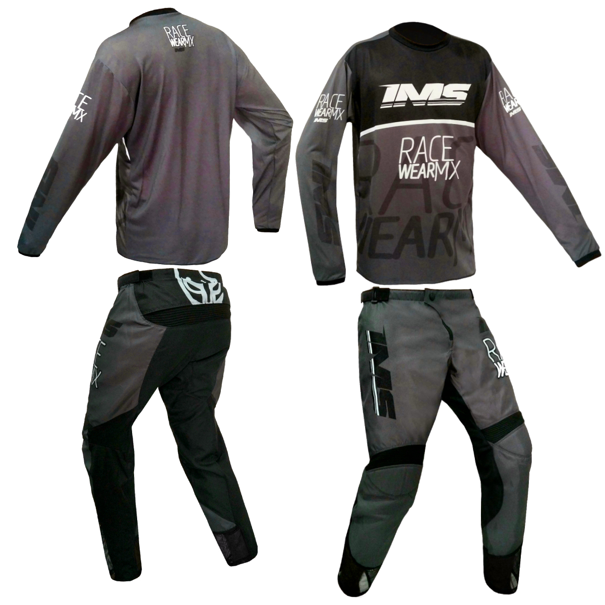 CONJUNTO IMS MX INFANTIL CINZA 2025 – IMS Racing